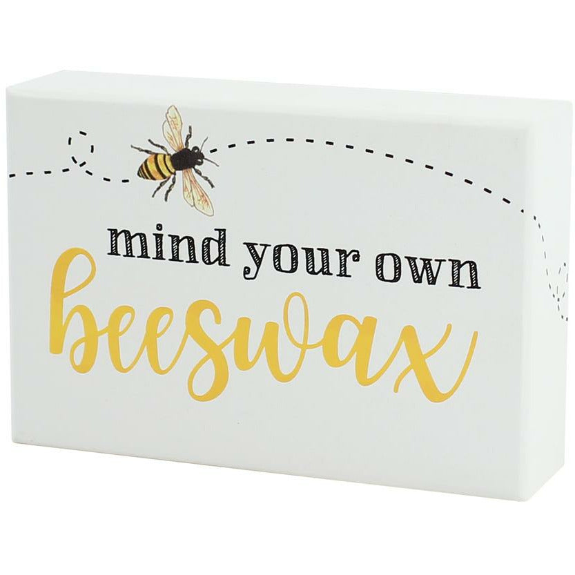 Box Sign - Beeswax – Casa Miscellany