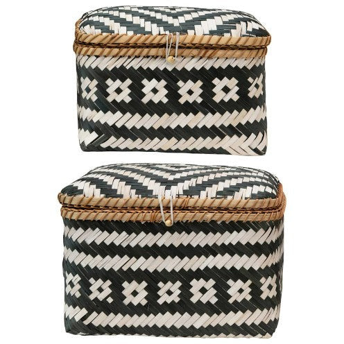 Hand-Woven Boxes with Lids and Closures – Casa Miscellany