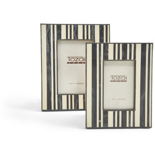 Striped Photo Frame – Casa Miscellany