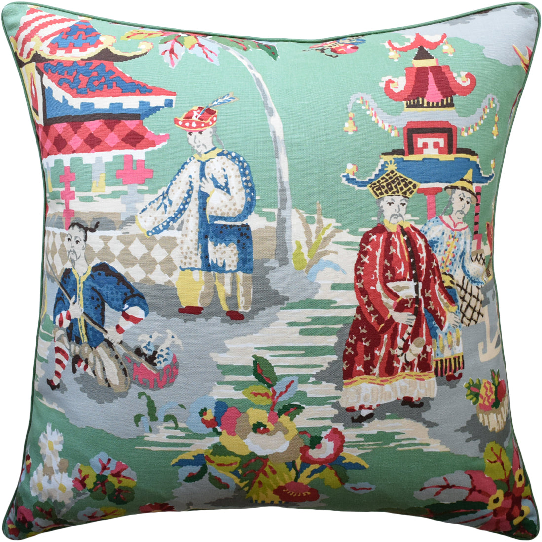Xian Linen Prussian Jade Pillow – Casa Miscellany